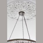 Clear Crystal Shallow Chandelier - Tigermoth Lighting