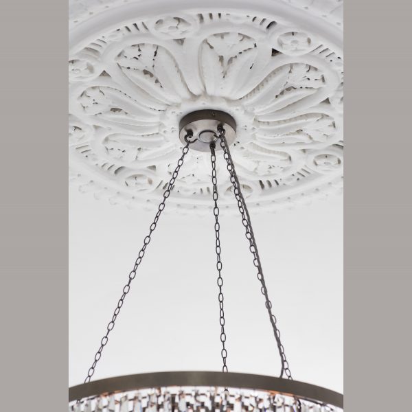 Clear Crystal Shallow Chandelier - Tigermoth Lighting