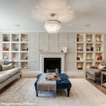 Clear Crystal Shallow Chandelier - Tigermoth Lighting