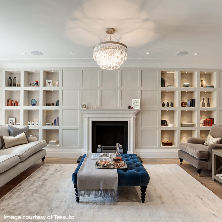 Clear Crystal Shallow Chandelier - Tigermoth Lighting