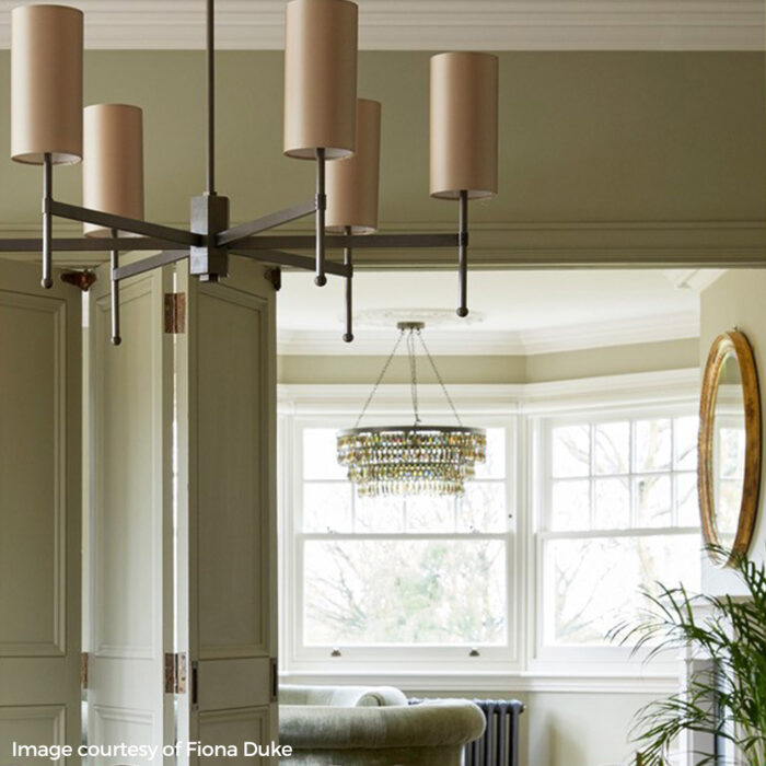 Smoke Crystal Shallow Chandelier - Tigermoth Lighting