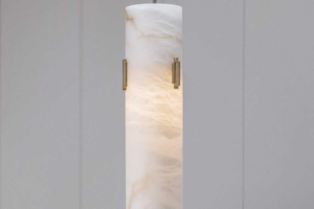 Alabaster Pendant Light - Detail - Tigermoth Lighting